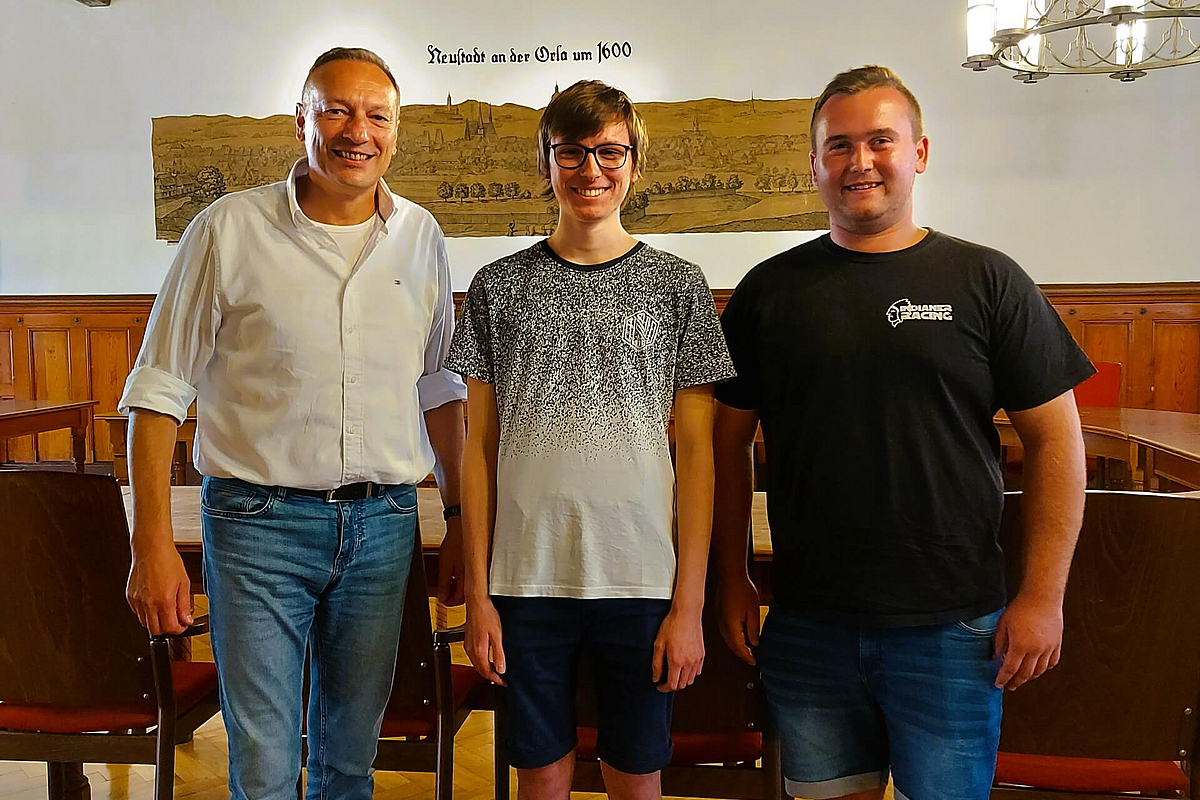 Neues Ausbildungsjahr in der Stadtverwaltung | Neustadt Orla